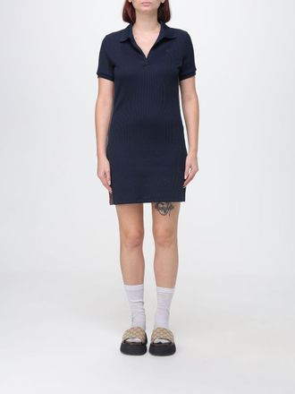 Gucci Mini-robe polo en jersey de coton avec d&eacute;tail Web