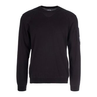 C.P. Company C.p. Company, Homme, Pulls, Noir, Taille: M Maglia dettaglio Lens