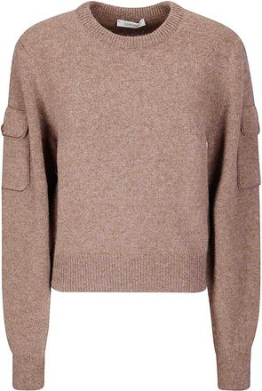 Christophe Lemaire Pull Col Rond - Beige