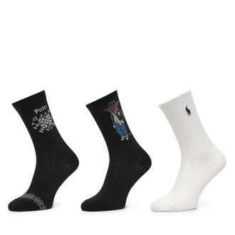 Polo Ralph Lauren Lange Socken Polo Ralph Lauren Bear Snowflake 455P18210001 Schwarz