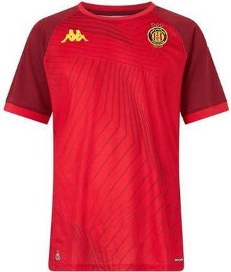 Kappa Maillot Mokibapre Pro Espérance Tunis Rouge Homme. (FR/ES, Alpha/Lettres, S, Taille Normale, Taille Normale, Rouge)