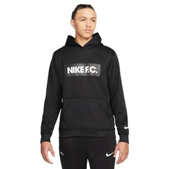 Nike DF FC Libero Kapuzenpullover f&uuml;r Herren (Schwarz)