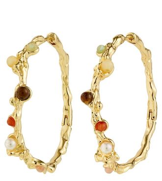 Pilgrim Iris - Vergoldete Creolen-Bunt