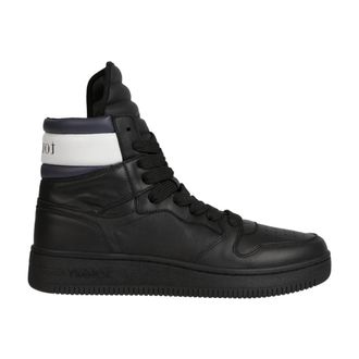 Tommy Jeans Zion 1 Schuh - Schwarze Ledersneaker - - Shoes - Herren - Schwarzk - 44 EU