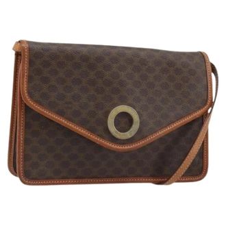 Celine Pre-owned Vintage Plastik Schultertasche - - Pre-owned - Damen - Braun - ONE SIZE
