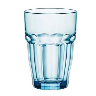 Bormioli Rocco Rock Bar Lounge Ice Longdrink 370ml, blau, gehärtetes Glas