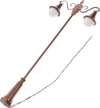 BESPORTBLE TOPPERFUN Maßstab Verstellbar für Sandtisch Dekoration DIY Mini Gartenlaterne Weißes Licht Antiquiertes für Puppenhaus Außentisch Beleuchtung