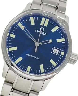 Omega Pre-owned Vintage Wristwatch - Homme - Pre-owned - Bleu - Taille: ONE Size