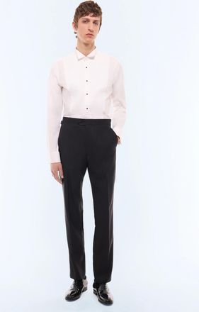 Fursac Pantalon de smoking &agrave; bande de satin - Taille 36 - Homme