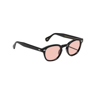 Moscot unisex, Accessoires, Noir, Taille: 46 MM Lunettes de Soleil Noir New York Rose
