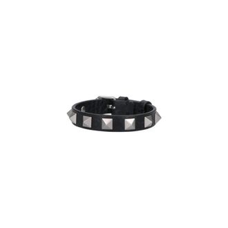 Valentino Garavani Rockstud Armband - - Accessories - Herren - Schwarzk - ONE SIZE