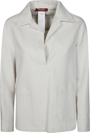 Max Mara Damen, Blusen & Hemden, Beige, SGr&ouml;&szlig;e