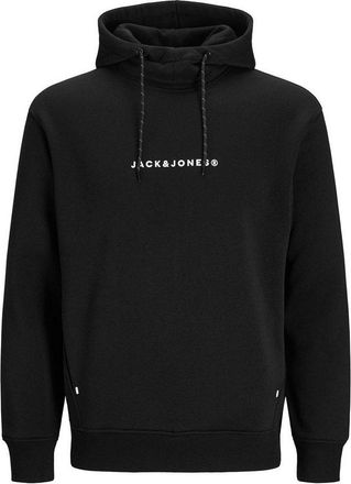Jack & Jones Kapuzensweatshirt JJTree Sweat Hood mit Markenschriftzug auf der Vorderseite
