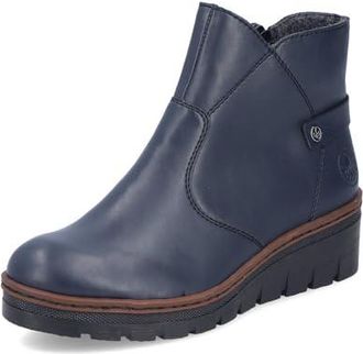 Rieker Bottines classiques pour femme X9164, Bleu 14., 41 EU