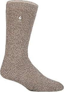 Heat Holders SOCKSHOP Homme 2.9 TOG Laine m&eacute;rinos Chaussettes Paquet de 1 Gruau 39-45