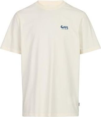 Les Deux T-shirt droit imprim&eacute; &agrave; broderies en coton