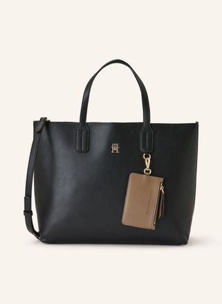 Tommy Hilfiger Handtasche Satchel Mit Pouch schwarz