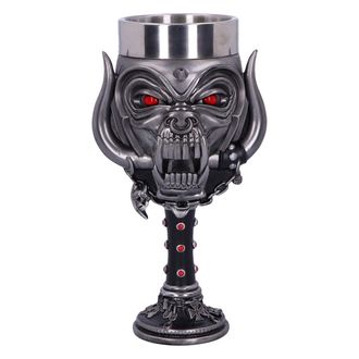 Nemesis Now Offiziell Lizenziertes Motorhead Snaggletooth Warpig Kelch Glas, Silber, 20,5 cm