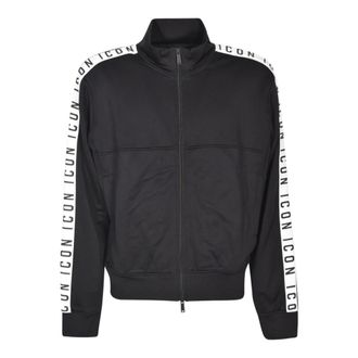 Dsquared2 Icon Zip Sport Sweatshirt - - Jackets - Herren - Schwarzk - L
