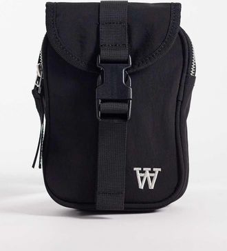 Wood Wood Raif - Beuteltasche zum Umh&auml;ngen in Schwarz