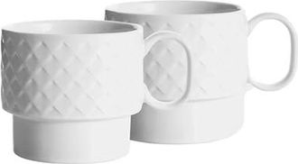 Sagaform 5018503 Teetassen 2er Set, Steinzeug