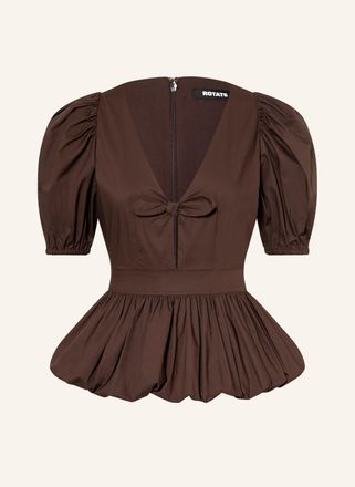 Rotate Rotate Blusenshirt braun