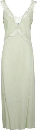 Pinko Pinko, Femme, Robes, Vert, Taille: 36 FR Anise Long Dress