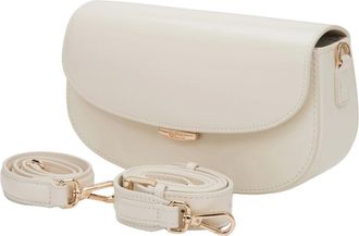 Estro & Luminara Femme, Sacs, Blanc, Taille: ONE Size Sac bandouli&egrave;re Saddle
