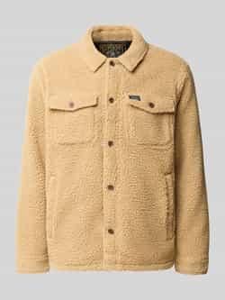 Superdry Regular Fit Hemdjacke aus Fleece
