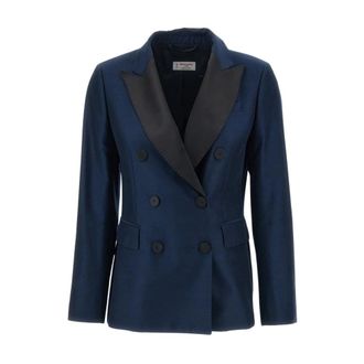 Alberto Biani Zweireihiger Blazer - - Jackets - Damen - Blau - 2XS