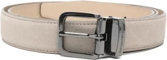 Emporio Armani unisex, Accessoires, Beige, Taille: ONE Size Ceinture en daim