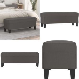 vidaXL Sitzbank Grau 100x35x41 cm Kunstleder - Sitzbank - Grau - Kunstleder - Sofa - Lounge Möbel - Home & Living