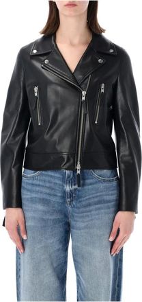 S.W.O.R.D 6.6.44 S.w.o.r.d 6.6.44, Femme, Vestes, Noir, Taille: 42 FR Blouson Chiodo Classique