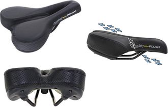 Velö Fahrradsattel Plush Deep Channel Sattel Trekkingsattel Herrensattel