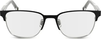 Lacoste monture rectangulaire en métal - Noir