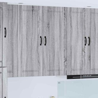vidaXL vidaXL Armoire de cuisine avec &eacute;tag&egrave;re Gris Sonoma 40 x 31 x 100 cm