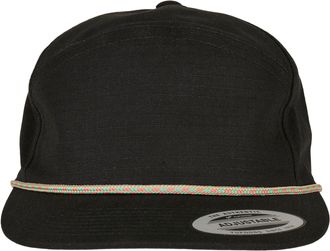 Flexfit Unisex Color Braid Jockey Cap Baseballkappe, Black, one Size