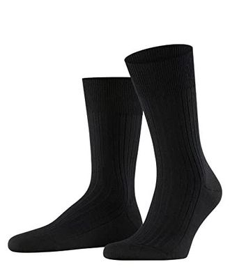 Falke Bristol Pure M So laine unies 1 paire, Chaussettes Homme, Noir Black 3000, 41-42