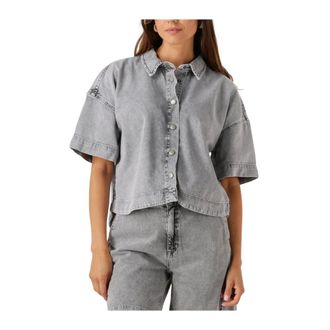 MY ESSENTIAL WARDROBE Damen, Shirts, Grau, 2XLGr&ouml;&szlig;e