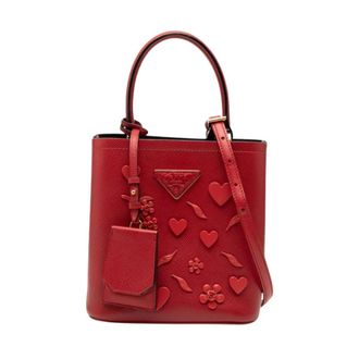 Prada Sac port&eacute; main Pre-owned - Femme - Pre-owned - Rouge - Taille: ONE Size