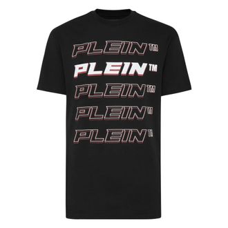 Philipp Plein T-shirt Rundhals - - Tops - Herren - Schwarzk - 2XL