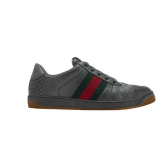 Gucci Screener Sneaker mit Used-Effekt - - Shoes - Herren - Grau - 44 EU