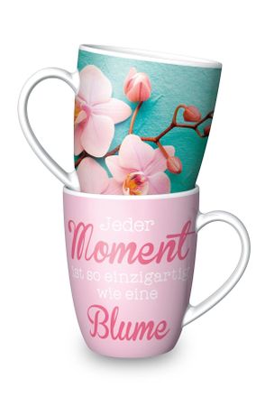 Lavida Becher Tasse La Vida f&uuml;r Dich Spruch Jeder Moment ist so einzigartig wie eine