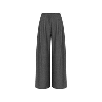 Max Mara Pantalone Panfilo - - Trousers - Damen - Grau - L
