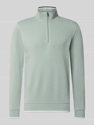Christian Berg Sweatshirt mit Troyer-Kragen