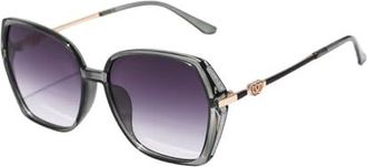 Generic Lunettes de soleil tendance pour femmes, lunettes de soleil de style tendance pour dames, nuances vintage, dégradé UV400, Streetwear, clear gre 2026