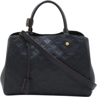 Louis Vuitton Sac bandouli&egrave;re Monogram Empreinte Pre-owned - Femme - Pre-owned - Bleu - Taille: ONE Size
