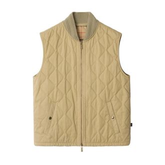 Burberry Vest - Homme - Vestes - Beige - Taille: L