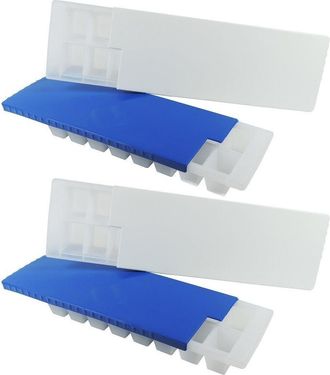 mikken Art 4er Set Eiswürfelbereiter mit Deckel, BPA frei made in Germany