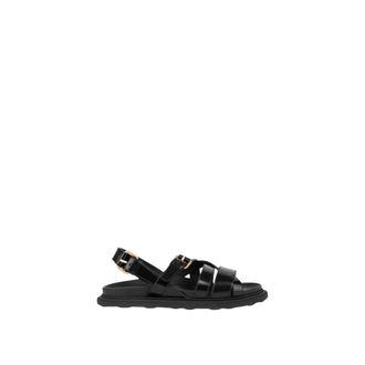 Moschino Homme, Chaussures, Noir, Taille: 42 EU Sandales en cuir de veau bross&eacute;
